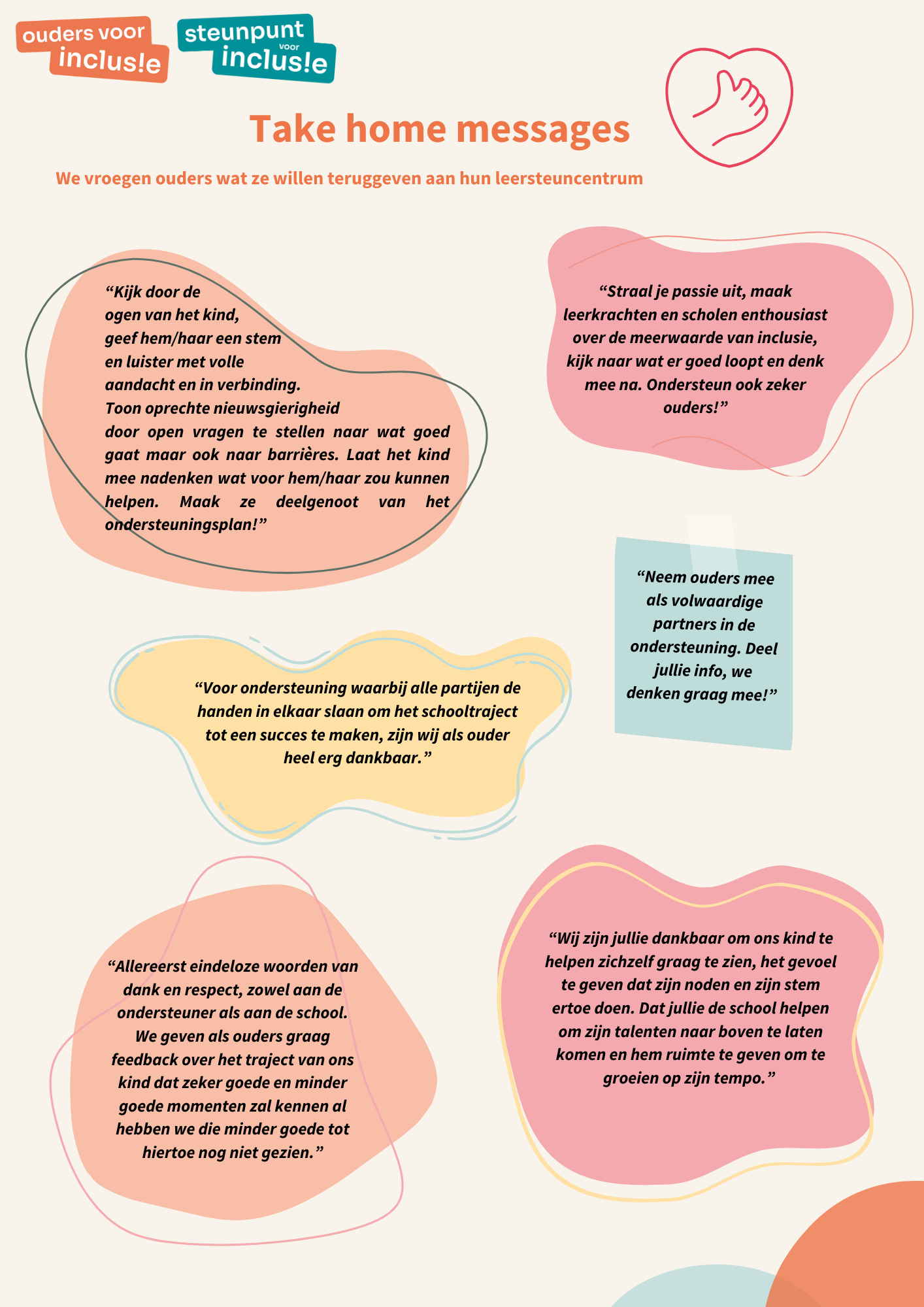Resultaten ouderbevraging ervaringen Decreet Leersteun herfst 2023 ...